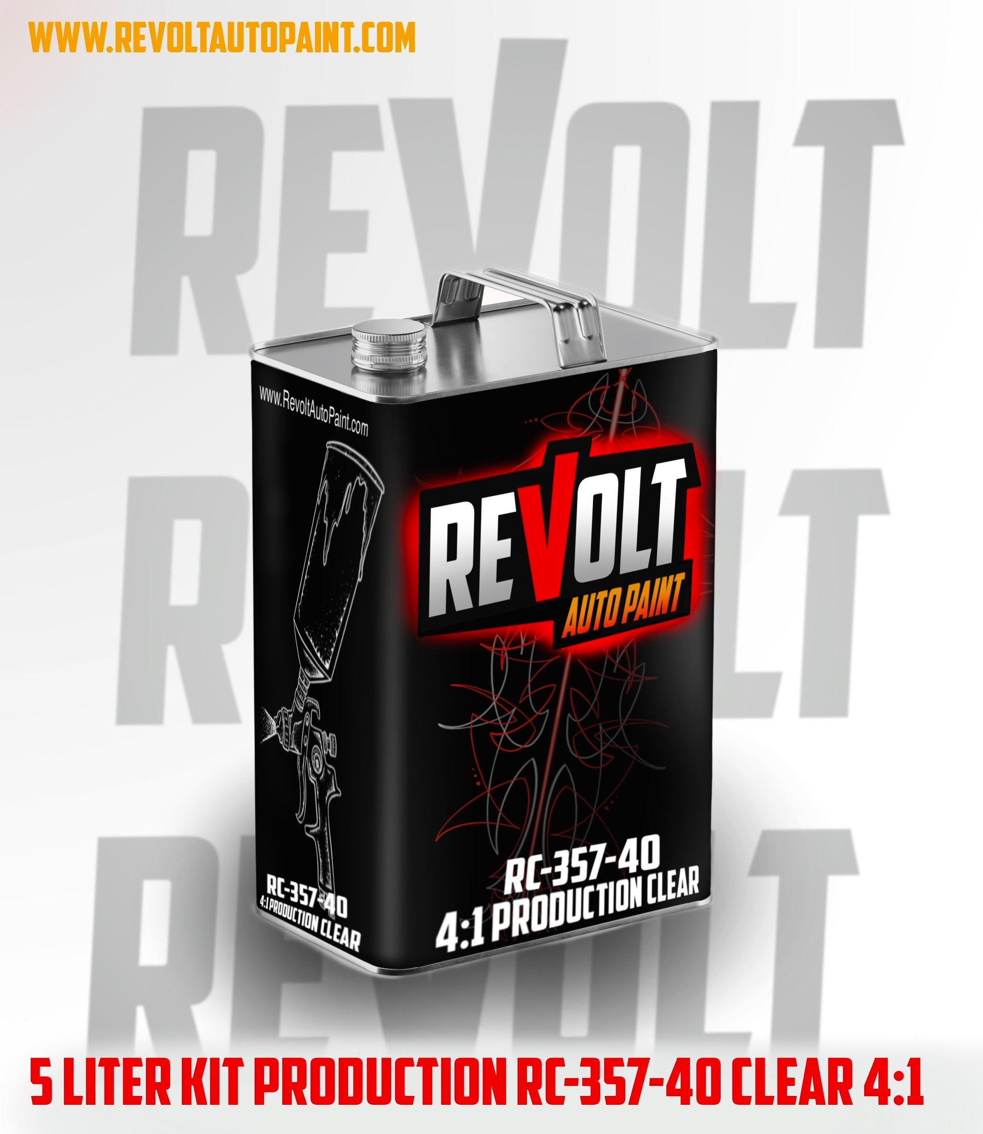 RC-357-40 4:1 PRODUCTION CLEAR (5 LITER KIT) | RevoltAutoPaint