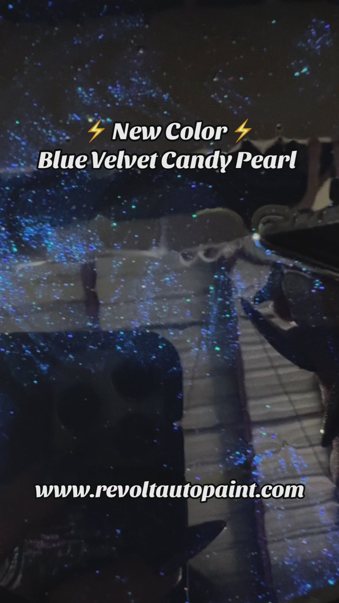 BLUE VELVET CANDY PEARL REVOLUTIONARY COLORS | RevoltAutoPaint